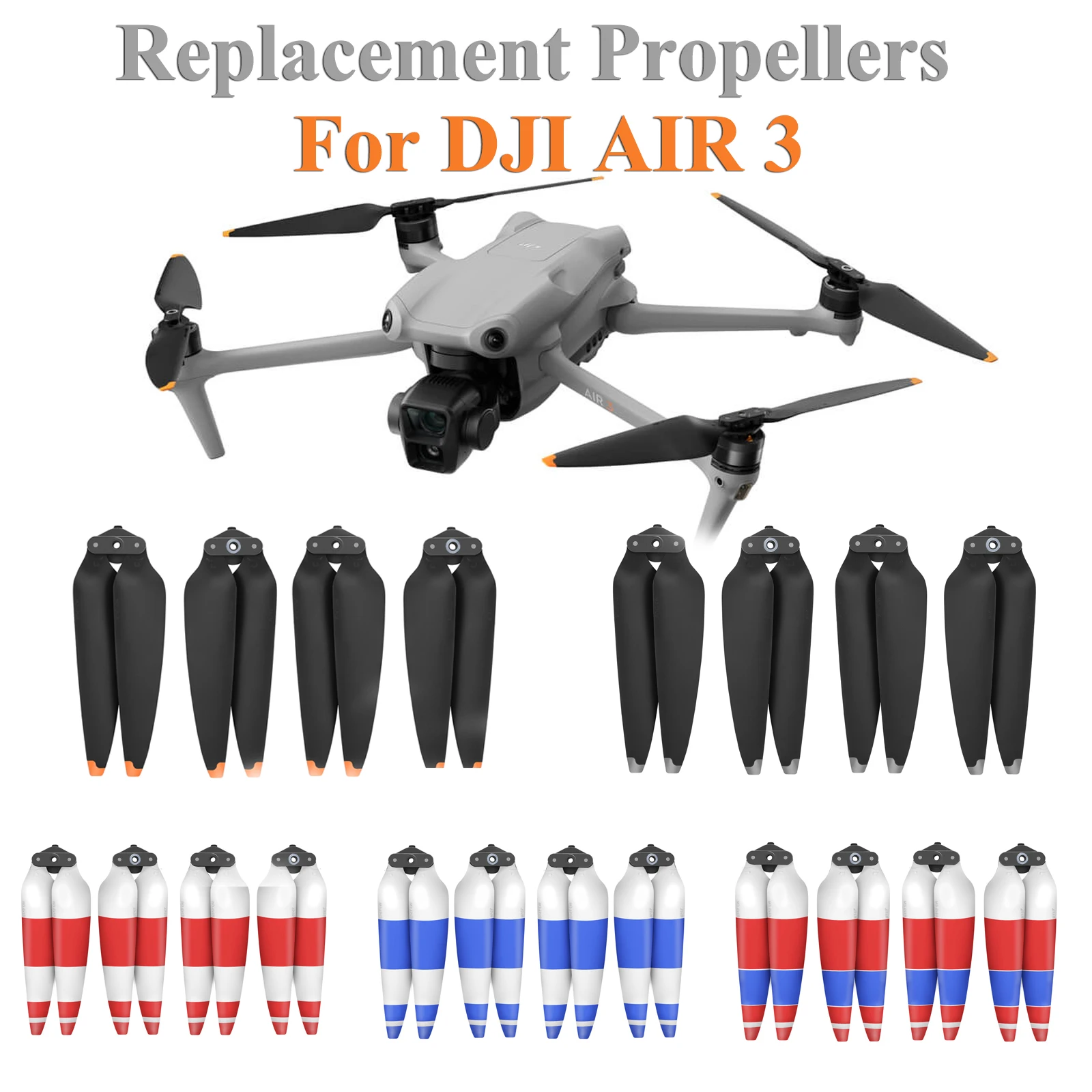 4PCS-Propellers-For-DJI-AIR-3-Drone-Fan-Blade-Aerial-Camera-Replacement ...