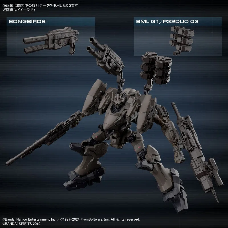 Bandai ARMORED CORE VI NIGHTFALL/Raven STEEL HAZE/V.IV ржавая аниме ...