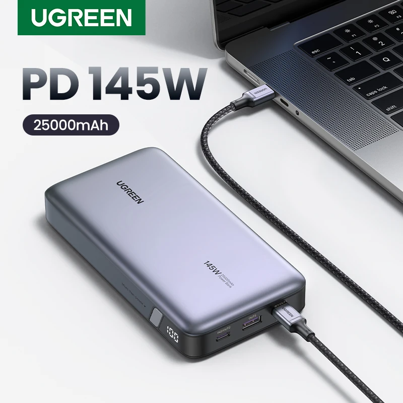 UGREEN-145W-Power-Bank-for-Laptop-25000mAh-Portable-PD-Fast-Charging ...