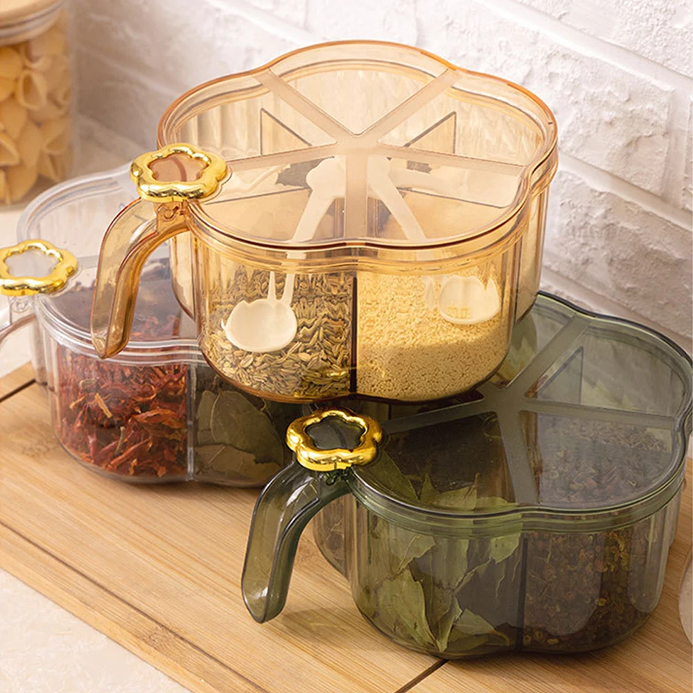 5-In-1-Seasoning-Box-with-Spoon-Spice-Jar-Multi-Compartment-Salt-Pepper ...