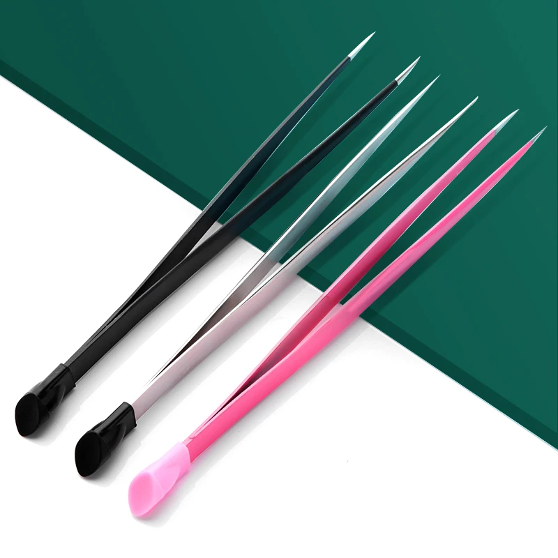 1Pc-Double-Ended-Tweezers-Multifunctional-Nipper-Nail-Art-Sticker ...