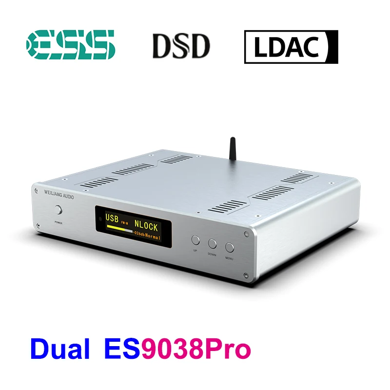 듀얼 ES9038PRO DAC 디코더, USB DSD512 LDAC 하이 엔드 ES9038 DAC| | - AliExpress