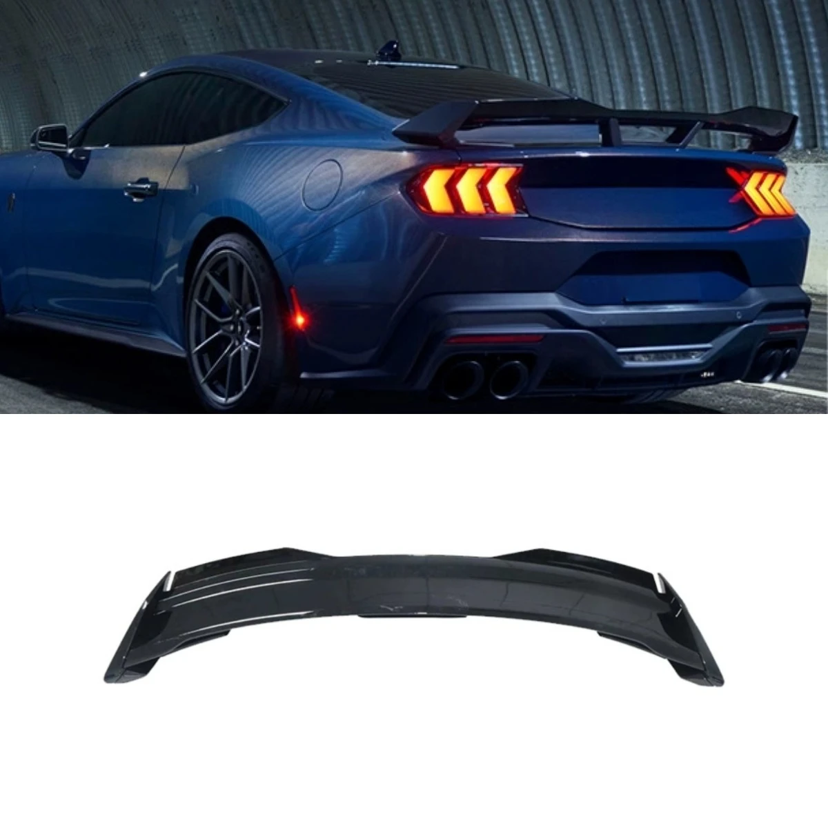 Car Rear Trunk Spoiler Wing Spoiler Rear Roof Spoiler Wing For Ford ...