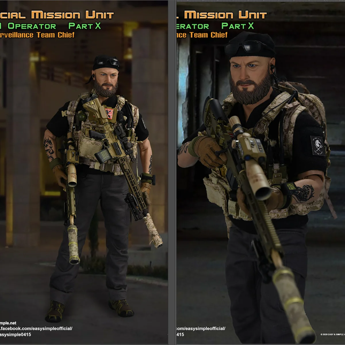 Easy&Simple ES26030B 1/6 PSD Special Mission Tracking Group TIER 1 ...