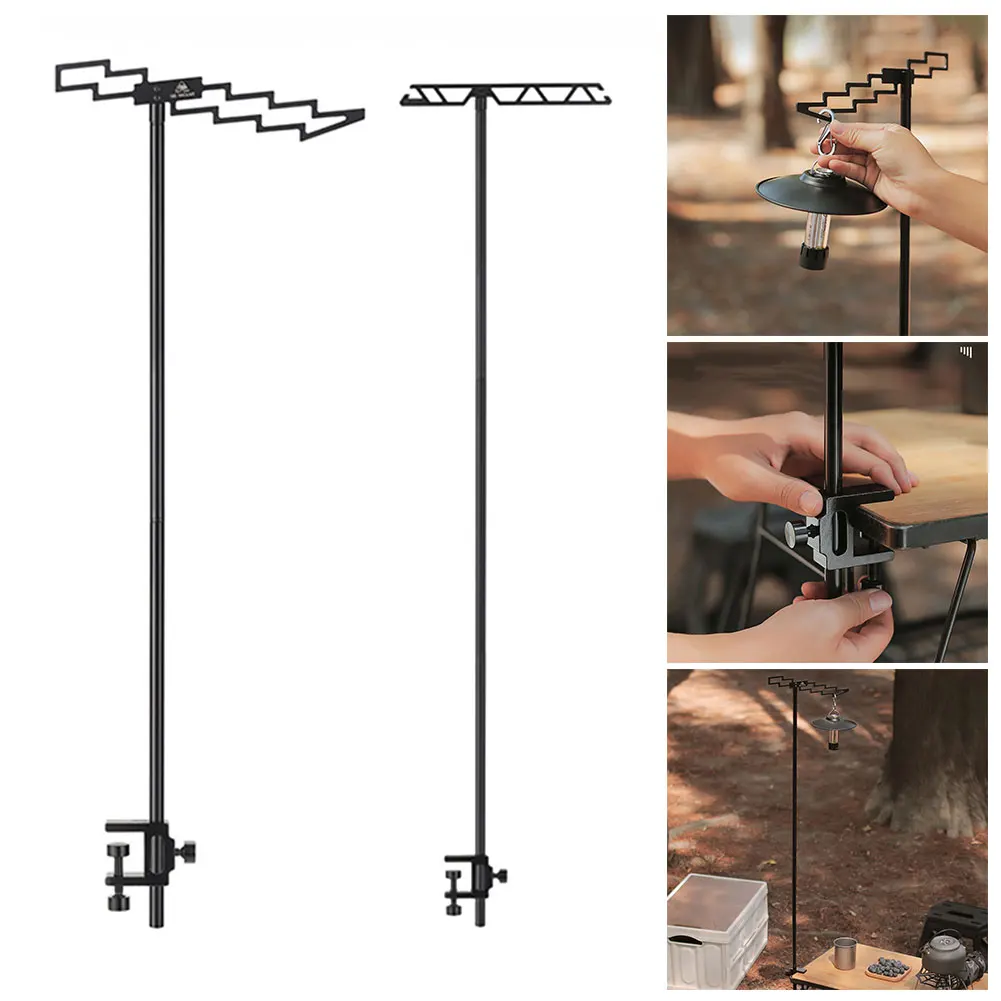 Portable-Lamp-Post-Pole-Multi-purpose-Hanging-Light-Stand-Holder-Height ...