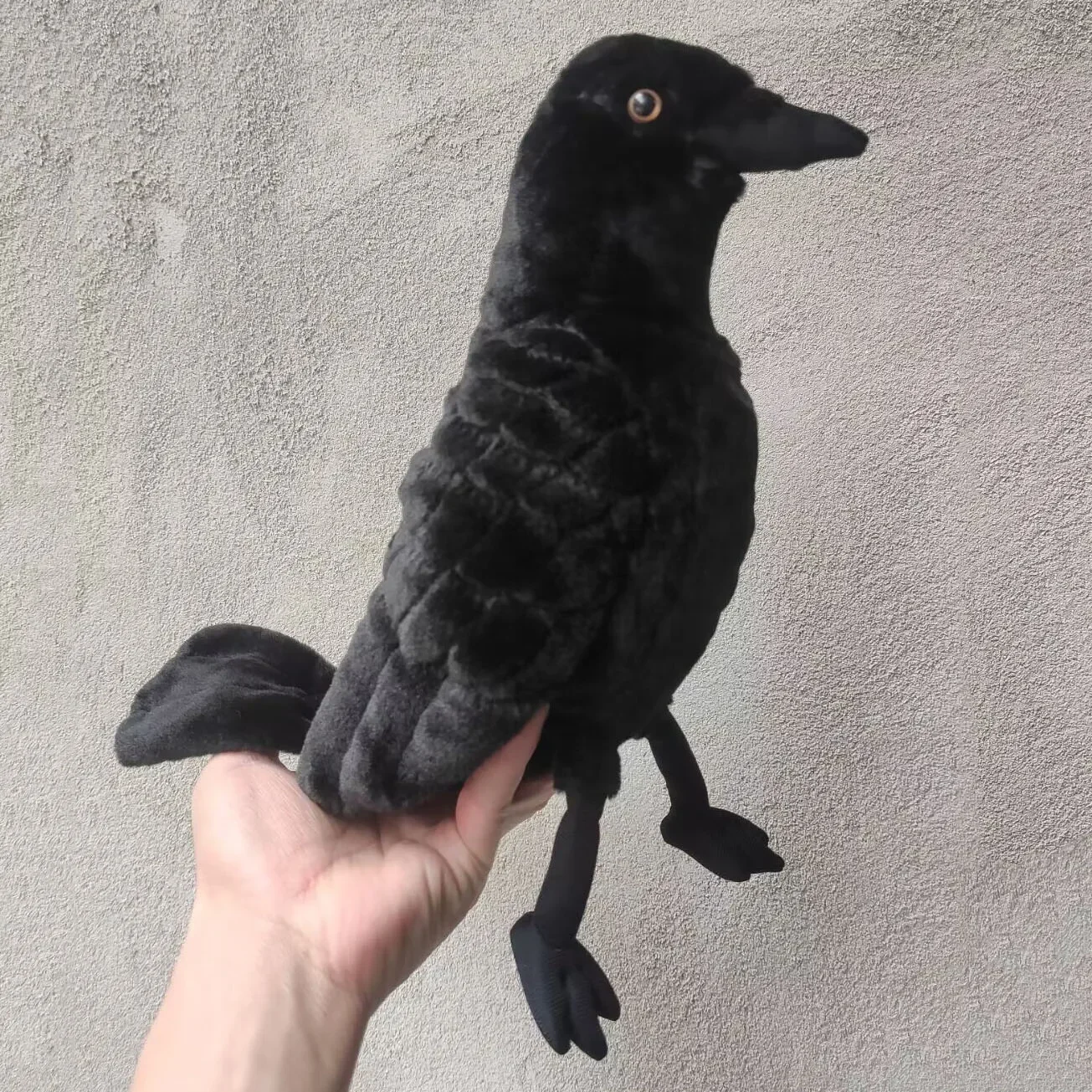 Lifelike Raven Corvus Corax Crow Black Bird Emulational Animal Cute ...