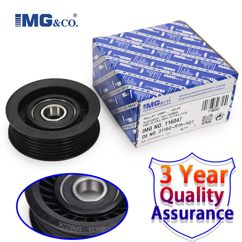 IMG 신제품 벨트 드라이브 텐셔너 풀리 휠, 혼다 어코드/시빅 31190 R1A A01 31190 R0A 005 텐셔너 ...