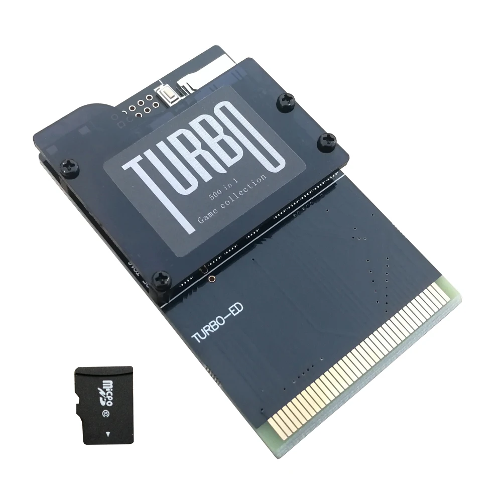 Version-2024-PCE-pc-engine-console-game-card-TURBO-500-IN-1-supports ...
