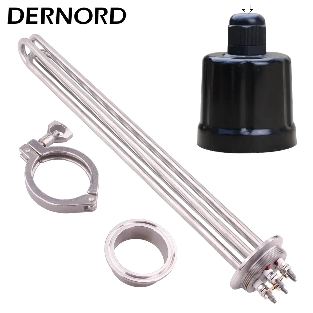 Brew-Heater-4-5KW-6KW-9KW-ULWD-2-Inches-Tri-clamp-Immersion ...