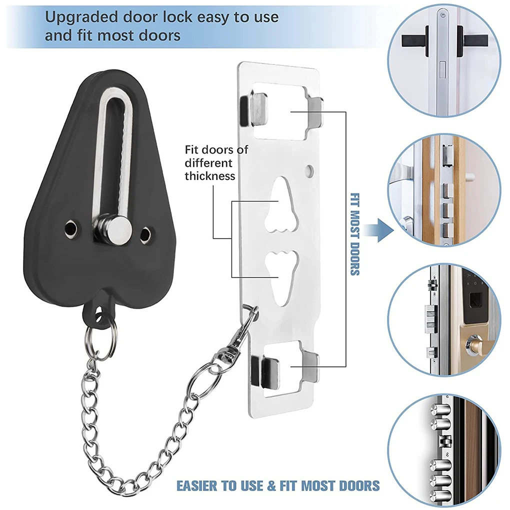 Portable-Door-Lock-Safety-Latch-Metal-Lock-Home-Room-Hotel-Anti-Theft ...