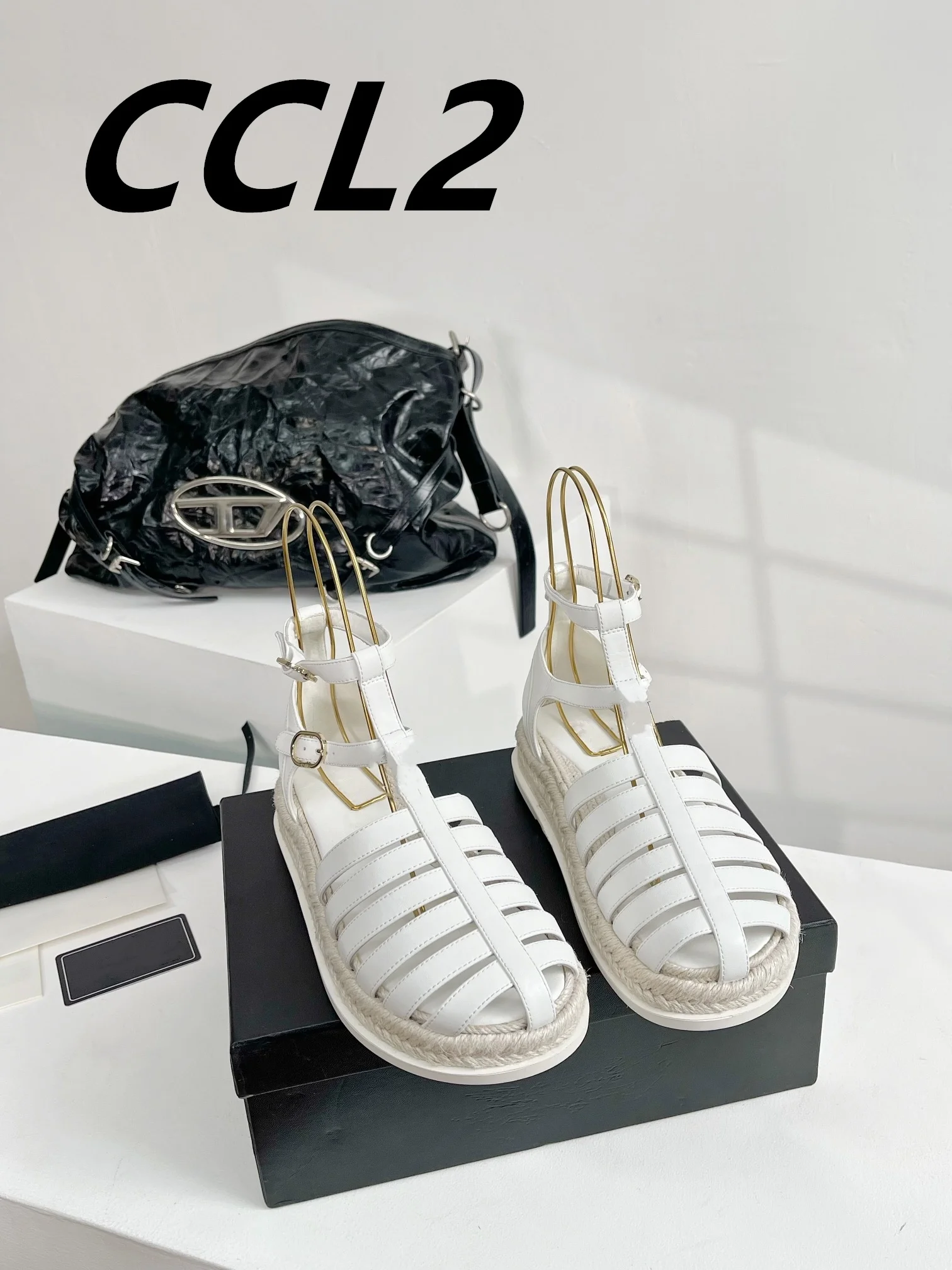 2024-spring-and-summer-new-sandals-sheepskin-upper-sheepskin-lining ...