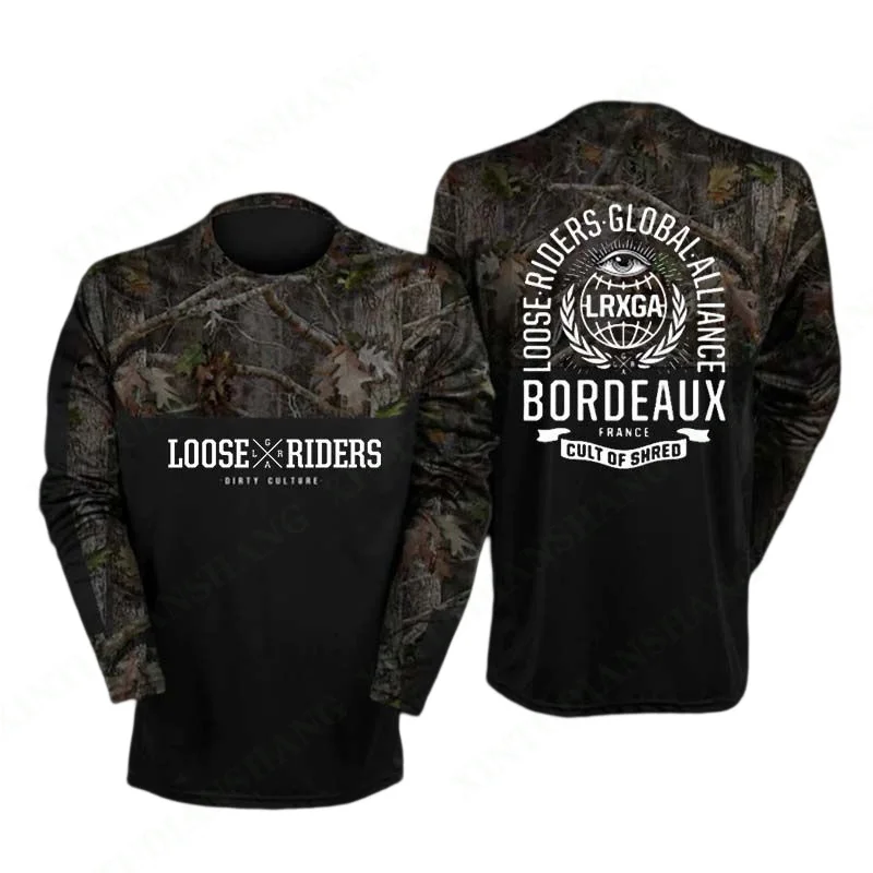 Jersey de manga larga para motociclista 2023 para hombre, de lrga, para ciclismo de montaña MX ...