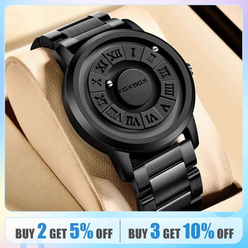 LIGE-Luxury-Watch-Men-Creative-Scrolling-Pointer-Magnetic-Force-Sport ...