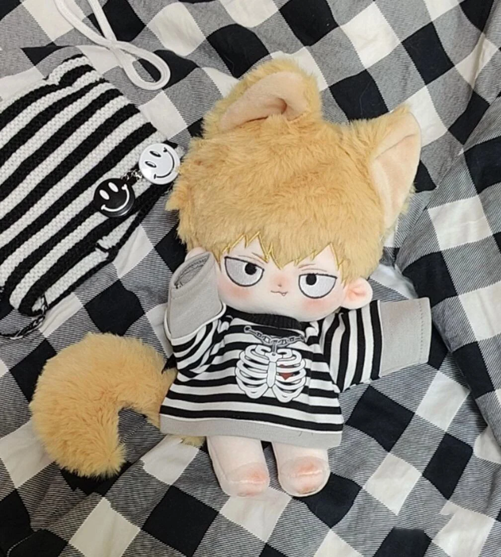 Anime Mob Psycho 100 Reigen Arataka Cute Fox 20cm Plush Stuffed Doll ...