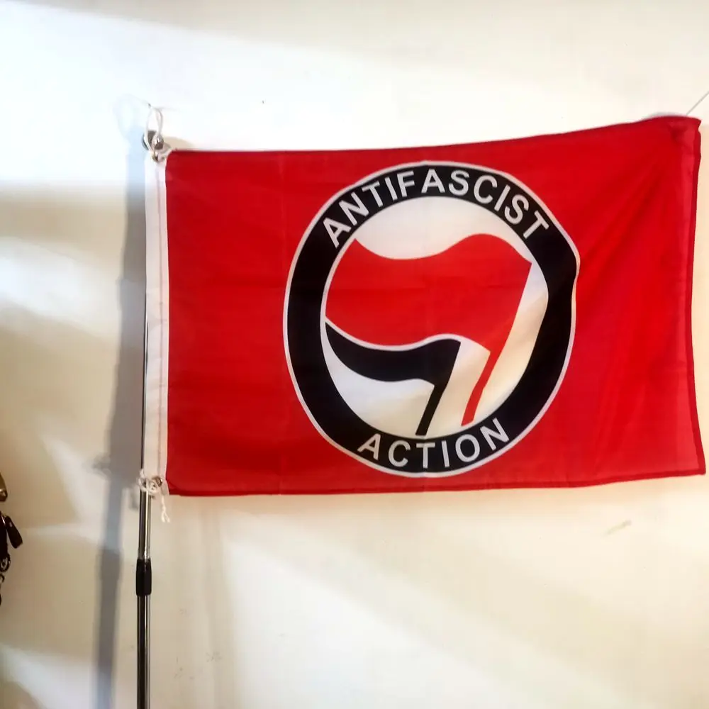 Antifascist-Action-Flag-3x5Ft-Large-Flag-Punk-Anarchist-Antifa-Anarchy ...