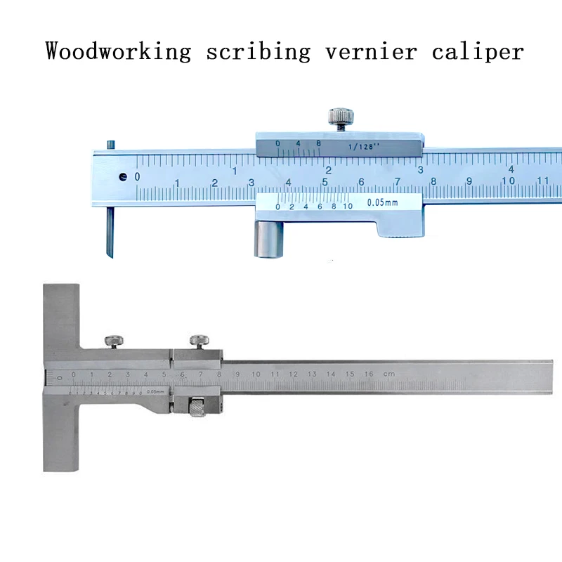 T Type caliper with fine adjustment line drawing ruler Parallel line ...