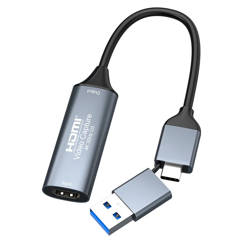 MS2130 Type C USB3.0 USB 2.0 Video Capture Card 4K HDMI Video Grabber ...
