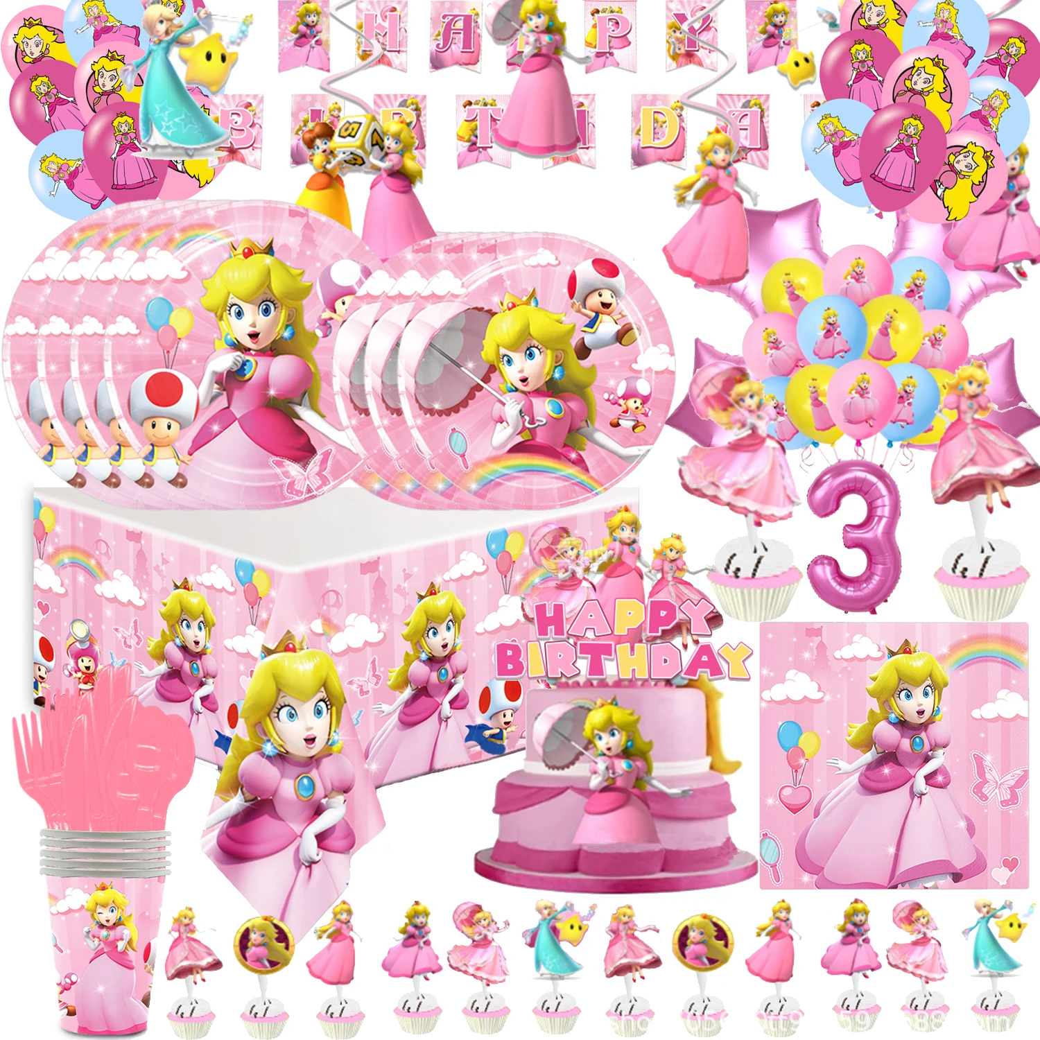 Princess Peach P Balloon
