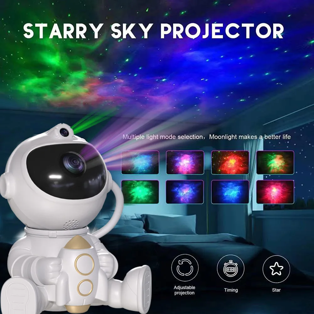 Mini-Astronaut-Lamp-Starry-Projector-Light-with-Guitar-Star-Projector ...