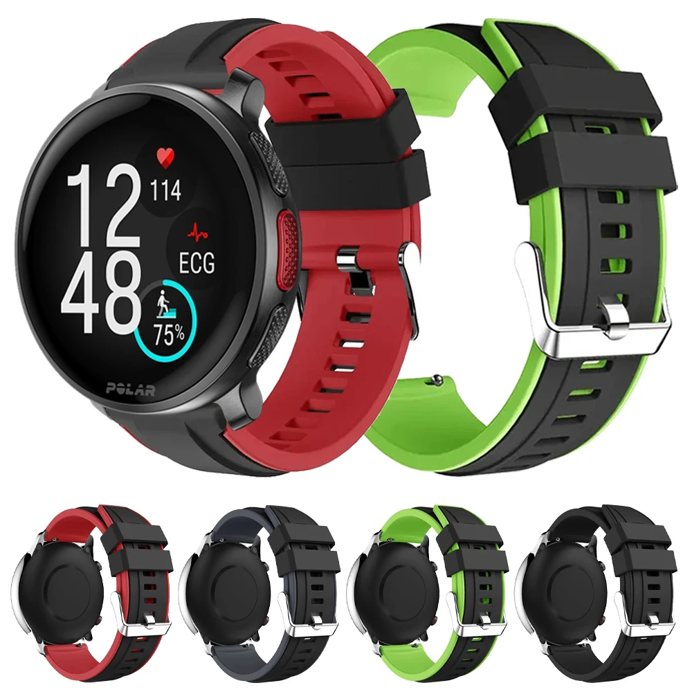 Silicone Strap For POLAR IGNITE 2 Band For POLAR VANTAGE M2 M/UNITE 2 ...