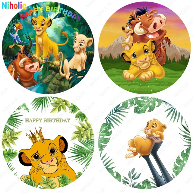 Lion King Baby Shower Cupcake Toppers