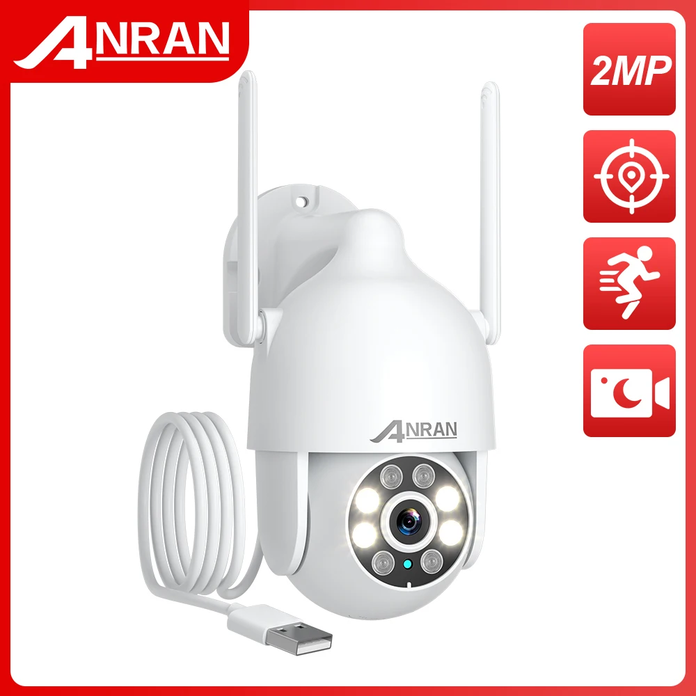 Anran 1080P Ip Wifi Ptz Kamera Megfigyelés Kültéri Vezeték Nélküli ...