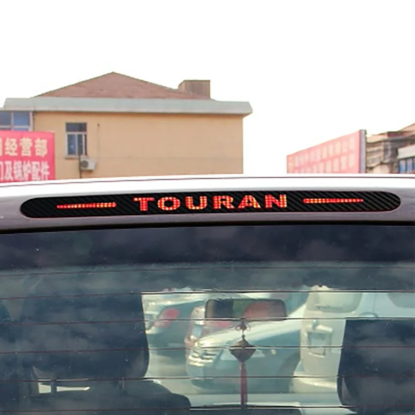 For-Volkswagen-VW-Touran-Carbon-Fiber-Rear-Additional-Brake-Light-Car ...