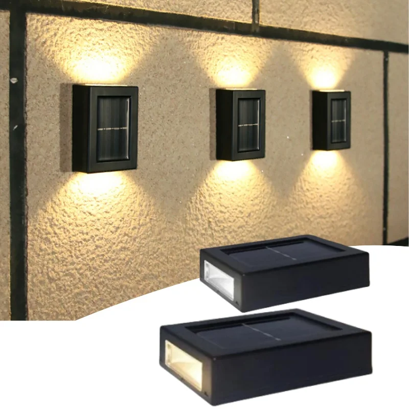 Solar-Up-and-Down-Spot-Lights-Outdoor-Street-Wall-Light-Waterproof ...