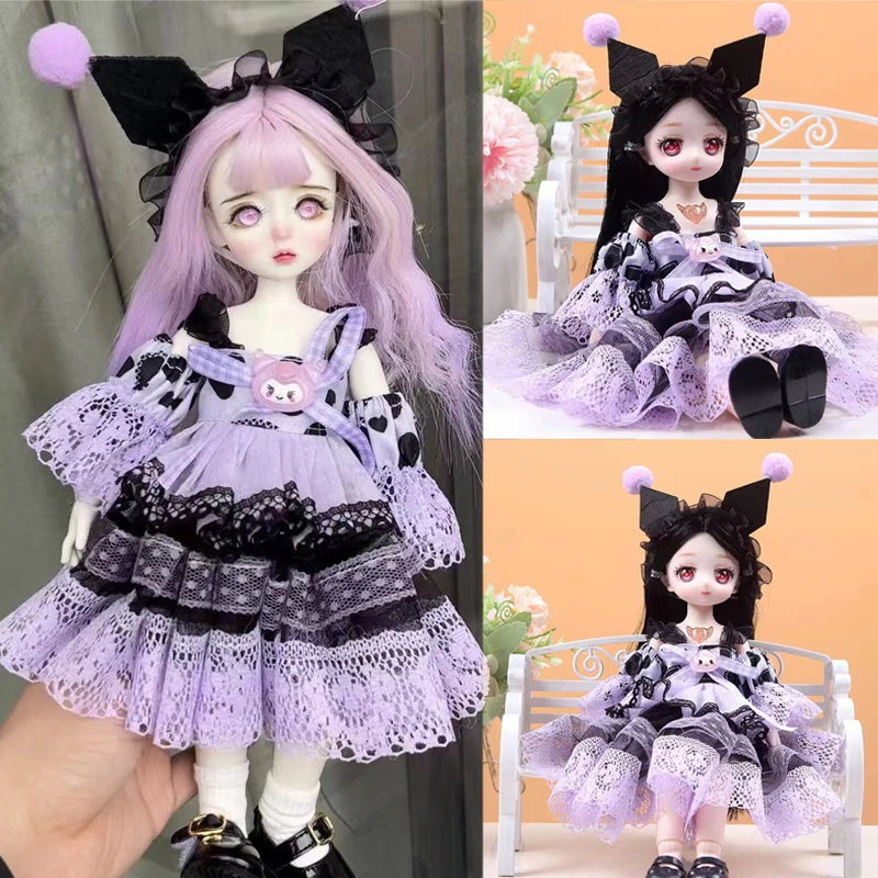 Ropa-para-mu-eca-BJD-traje-con-accesorios-para-la-cabeza-30cm-vestido ...