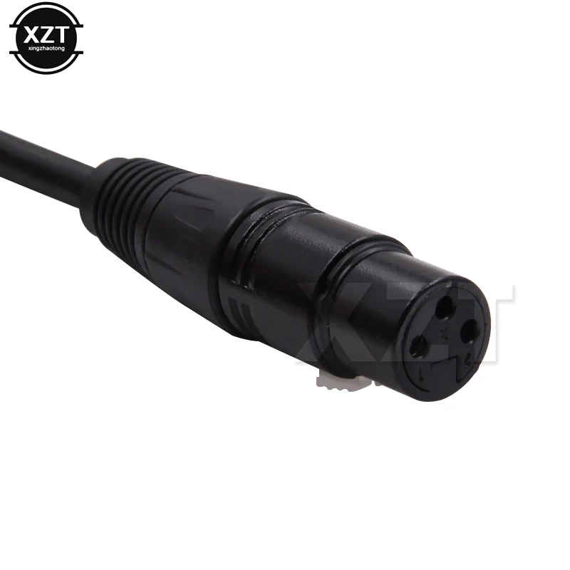 XLR Cable Metal XLR Head Male to Female M/F OFC Audio Cable Shielded ...