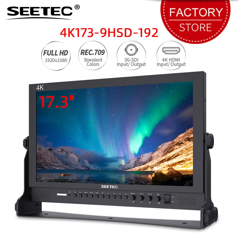 SEETEC-Monitor-de-estudio-de-transmisi-n-de-17-3-pulgadas-4K173-9HSD ...
