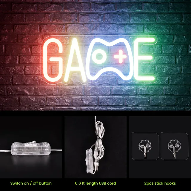 Dimmable Night Light "Get Out Of My Swamp" Neon Sign - Shrek Inspired ...
