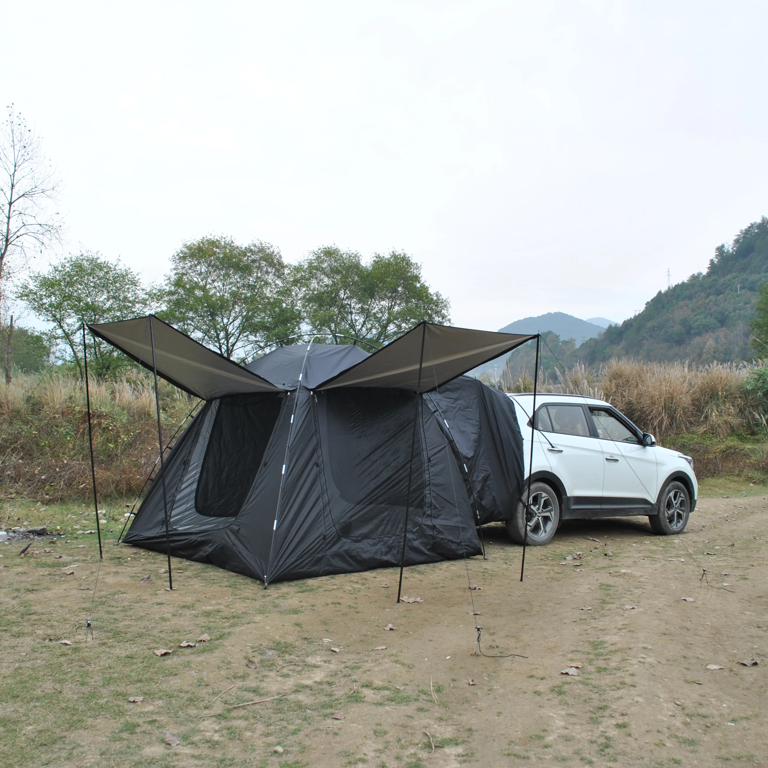 SUV-Car-Tent-Tailgate-Shade-Awning-Tent-for-Camping-Vehicle-SUV-Tent ...