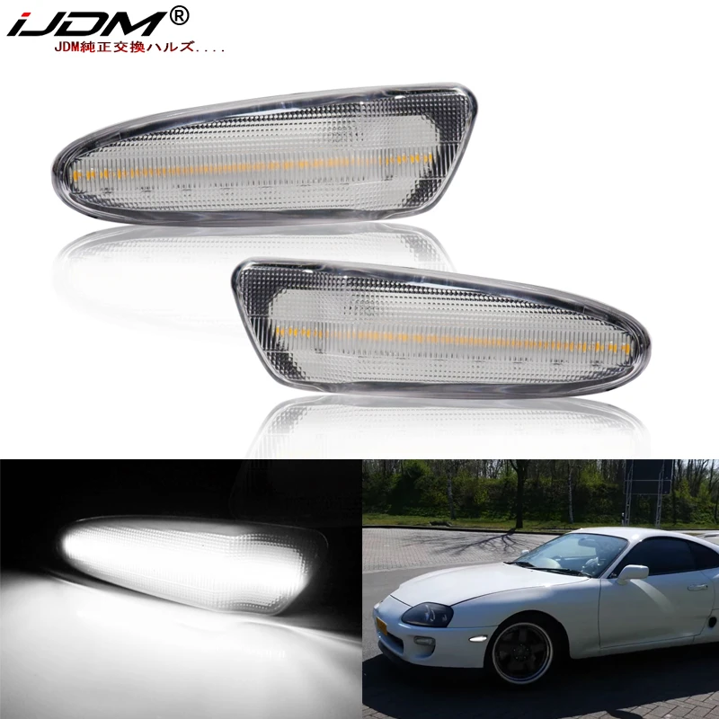 2pcs For Toyota SUPRA MK.4 For 00 05 Toyota Celica Front Bumper Side ...
