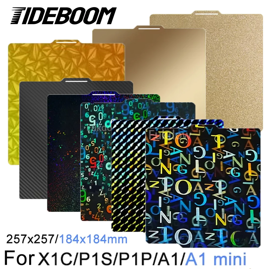 For Bambulab A1 Build Plate P1S X1C PEI Textured 257x257 184x184 A1 ...
