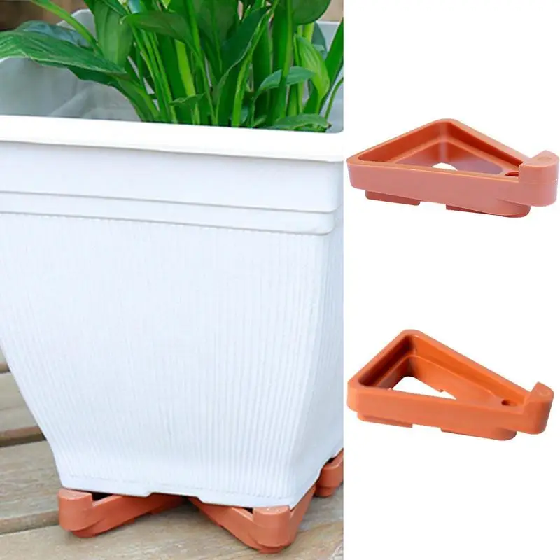 Pot Risers 12 Pcs Risers - Small Triangle Stands For Drainage & Floor ...
