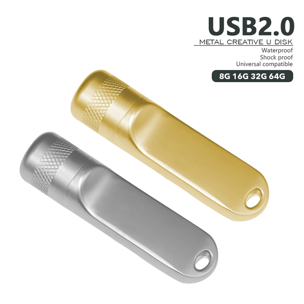 USB Flash Drives 128gb Waterproof High Speed Metal Black Pen Drive ...
