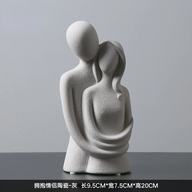 Couple Embrace Sculpture
