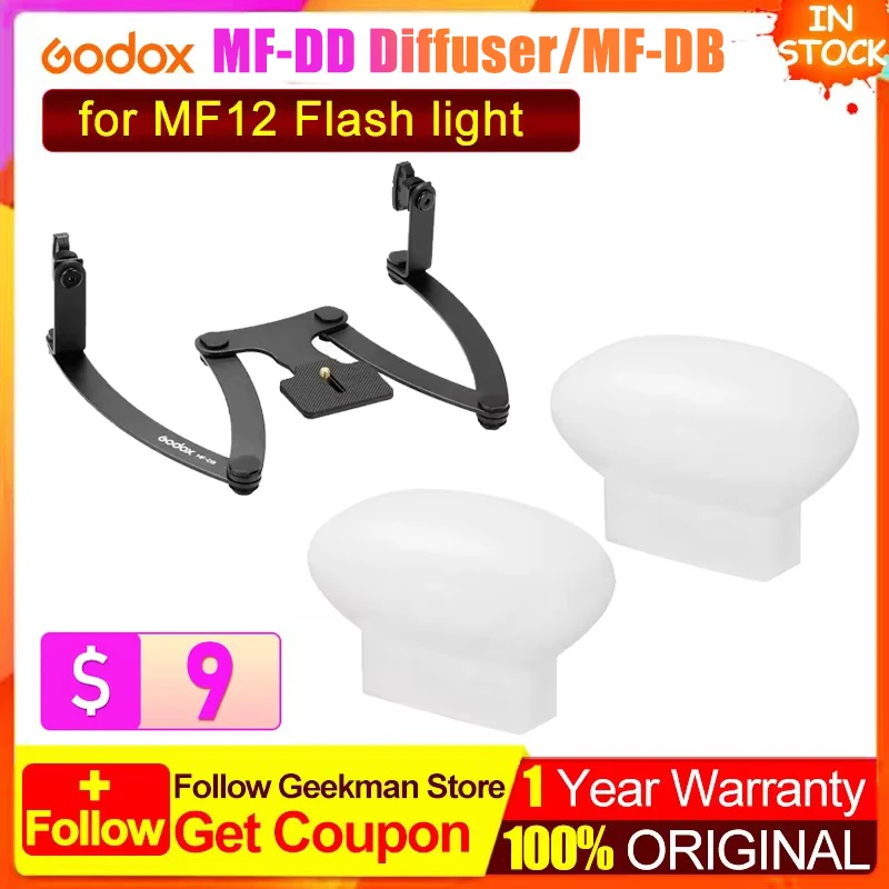 Godox-MF-DD-Diffuser-MF-DB-Flexible-Flash-Bracket-for-mf12-k2-mf12-dk1 ...