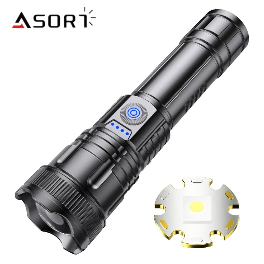 Portable-Spotlight-Long-Range-30W-Lightweight-LED-Flashlight-Type-C ...