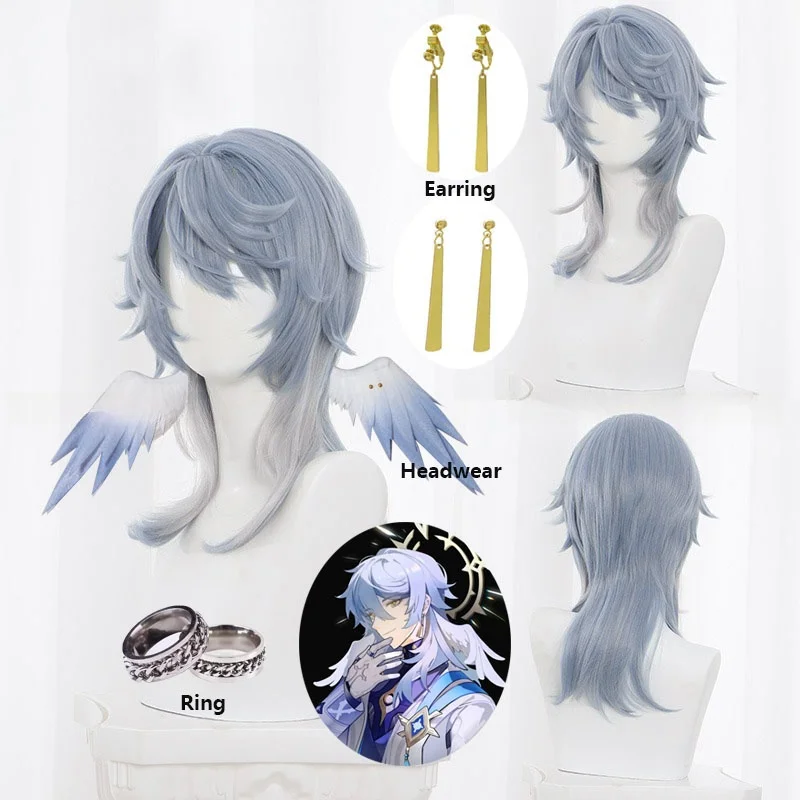 Honkai Star Rail Latest Sunday Game Cosplay Wig Light Blue Hair Mr ...