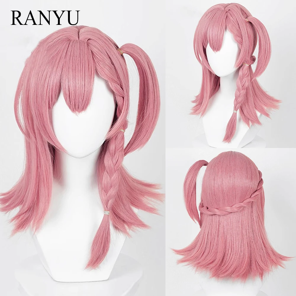 RANYU Honkai Star Rail Asta Wigs Synthetic Long Straight Pink Game ...