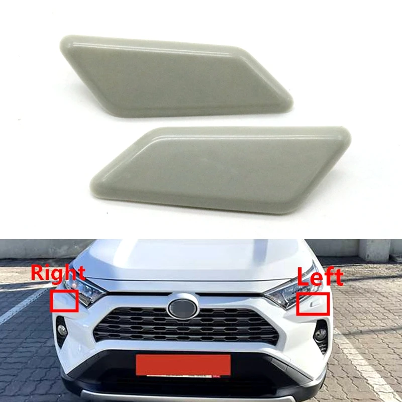 For-Toyota-RAV4-XA-50-2018-2021-Car-Front-Headlight-Washer-Spray-Nozzle ...