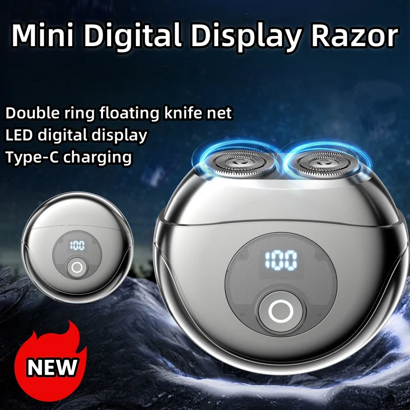 2024-New-Mini-Portable-Electric-Razor-for-Men-Intelligent-Digital ...