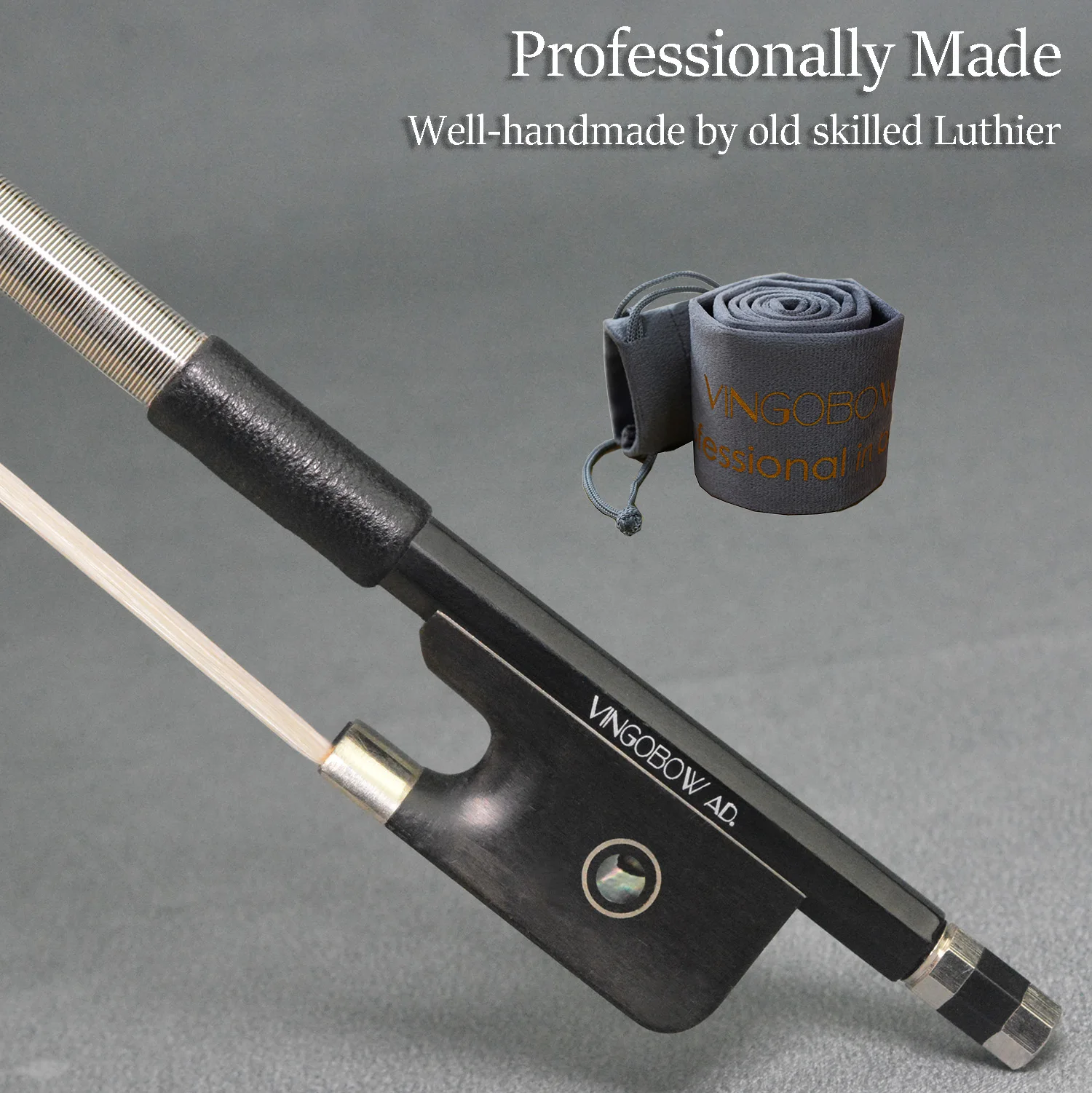 Arco-de-fibra-de-carbono-negro-para-VIOLA-rana-de-bano-y-crin-de ...