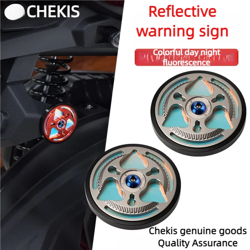 CHEKIS-Genuine-Motorcycle-Accessories-Modified-Reflective-Sign-Night ...