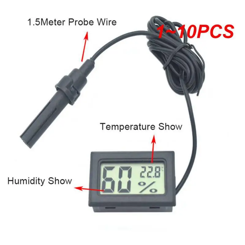 1-10PCS-Mini-LCD-Digital-Thermometer-Hygrometer-Gauge-Tester-Probe ...
