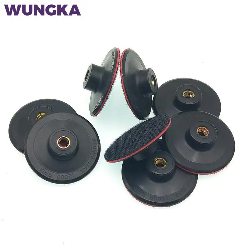 1pc Sanding Disc Backing Pad 3/4/5" 100/125mm Sandpaper Self-adhesive ...