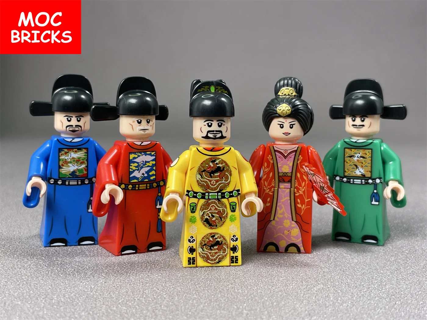 MOC Bricks Chinese Ming Dynasty Imperial Guards Three Kingdoms Figure ...