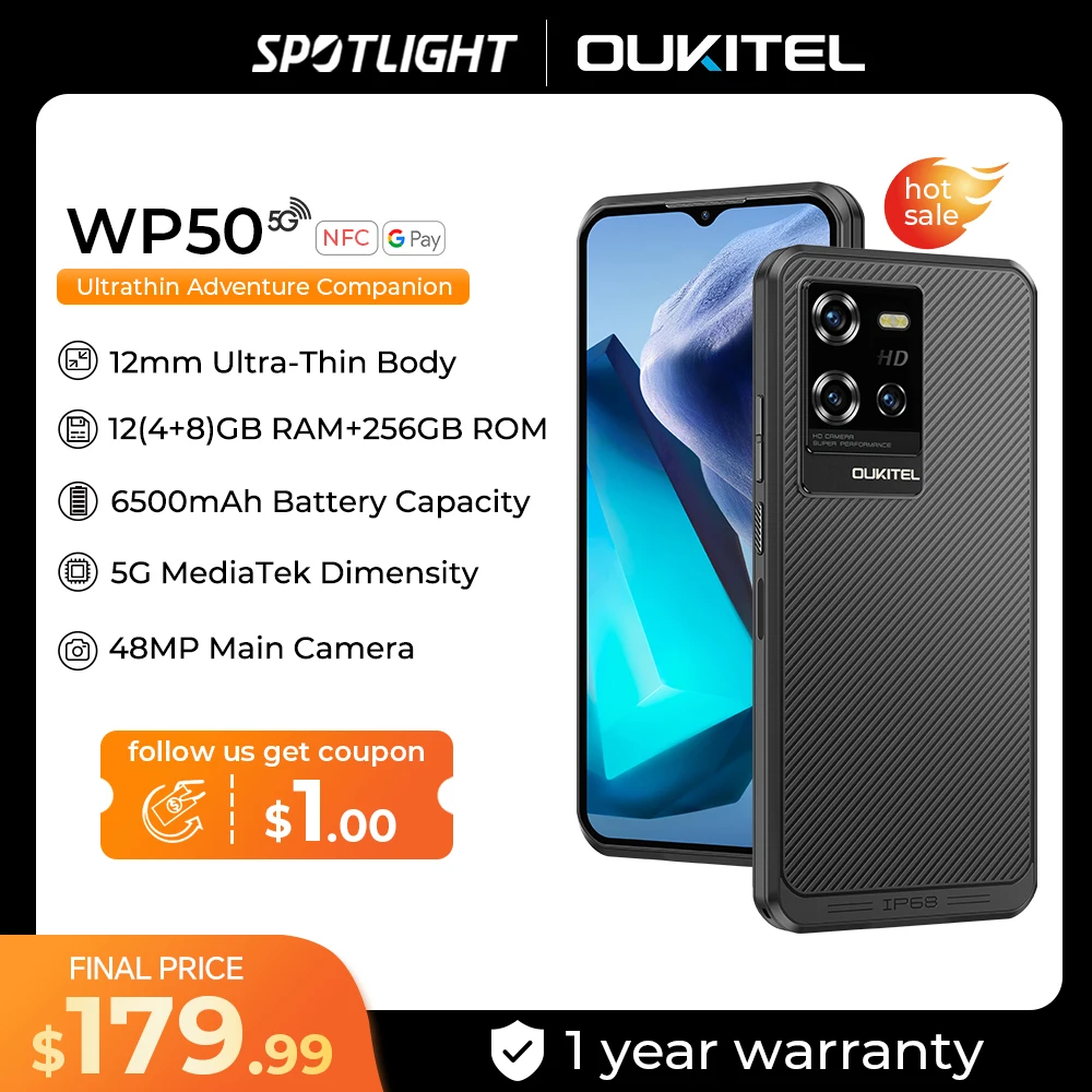Oukitel-WP50-Smartphone-robusto-Android-14-Celular-NFC-Celular-5G-6-60 ...